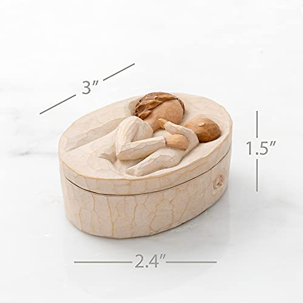 Willow Tree Grandmother, sculpted hand-painted keepsake box