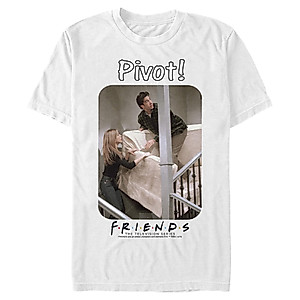 Warner Bros Men's T-Shirt, White, XX-Large