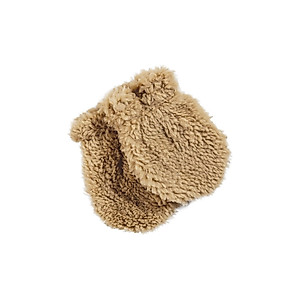 Hudson Baby Unisex Baby Trapper Hat, Mitten and Bootie Set, Tan Bear, 6-12 Months