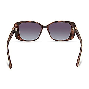 GUESS Women's Rectangular Sunglasses, Pink, 53mm