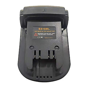 AuthFrank Adapter converts for Bosch 18V Lithium BAuthFrank to for Milwaukee 18V Lithium BAuthFrank 48 11 1815 48 11 1820 48 11 1820 48 11 1840 48 11 1850 etc.