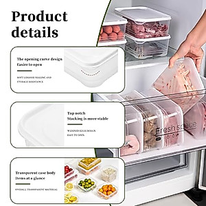 NXCJINYU Food Storage Containers, 36-Piece,Plastic Deli Containers with Lids, Slime, Soup, Meal Prep Containers 、Stackable 、Leakproof 、Microwave、Dishwasher、Freezer Safe- Reusable,for Kitchen Storage