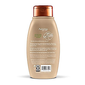 Aveeno Scalp Soothing Oat Milk Blend Shampoo & Conditioner Set for Daily Moisture and Light Nourishment, Sulfate Free, No Dyes or Parabens, 12 fl. Oz
