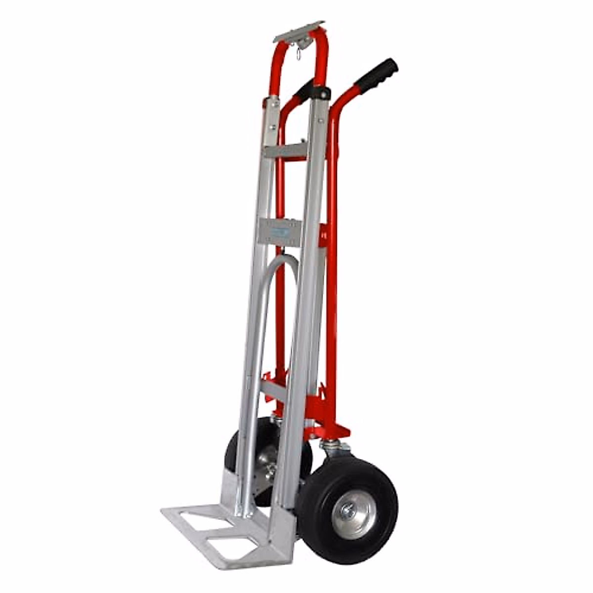 SNAP-LOC 800 lb Hand Truck Cart with Expandable Convertible Platform and 10" Tires