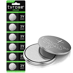 tyrone 3V Lithium Battery High Capacity Button Cell Battery for Watch, Key Fob, Car Remote, Glucose Monitor (CR12203)
