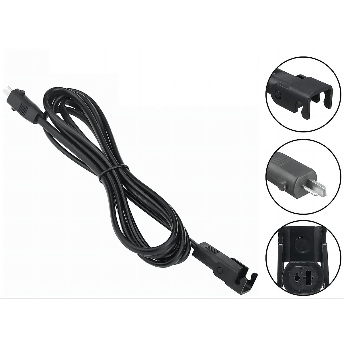 6.5 Feet Extension Cord for Lift Chair or Power Recliner, Replacement Power Supply Cable for Okin Limoss Lazboy Pride Catnapper