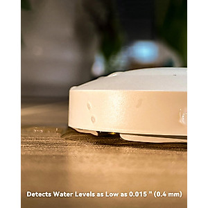 iAlarm Zigbee Water Leak Sensor, Requires Zigbee Hub, Monitor Your Entire Home for Leaks, Suitable for Kitchens, Bathrooms, Basements or Under Sink