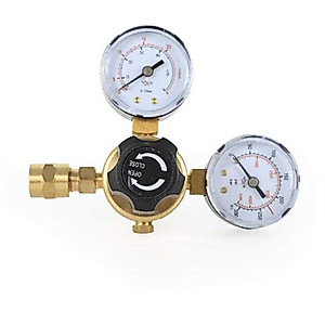 Gas Welding Regulator Welder Welding Argon CO2 Flowmeter Mig Tig Pressure Flow Meter Gauge Type CGA580 Brass Construction