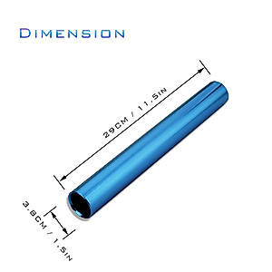 XMWangzi Aluminum Track Field Relay Batons, Race Equipments for Running Race Team, Suitable for Outdoor Sports Practice Athlete, Corrosion Resistant High Strength Smooth Surface