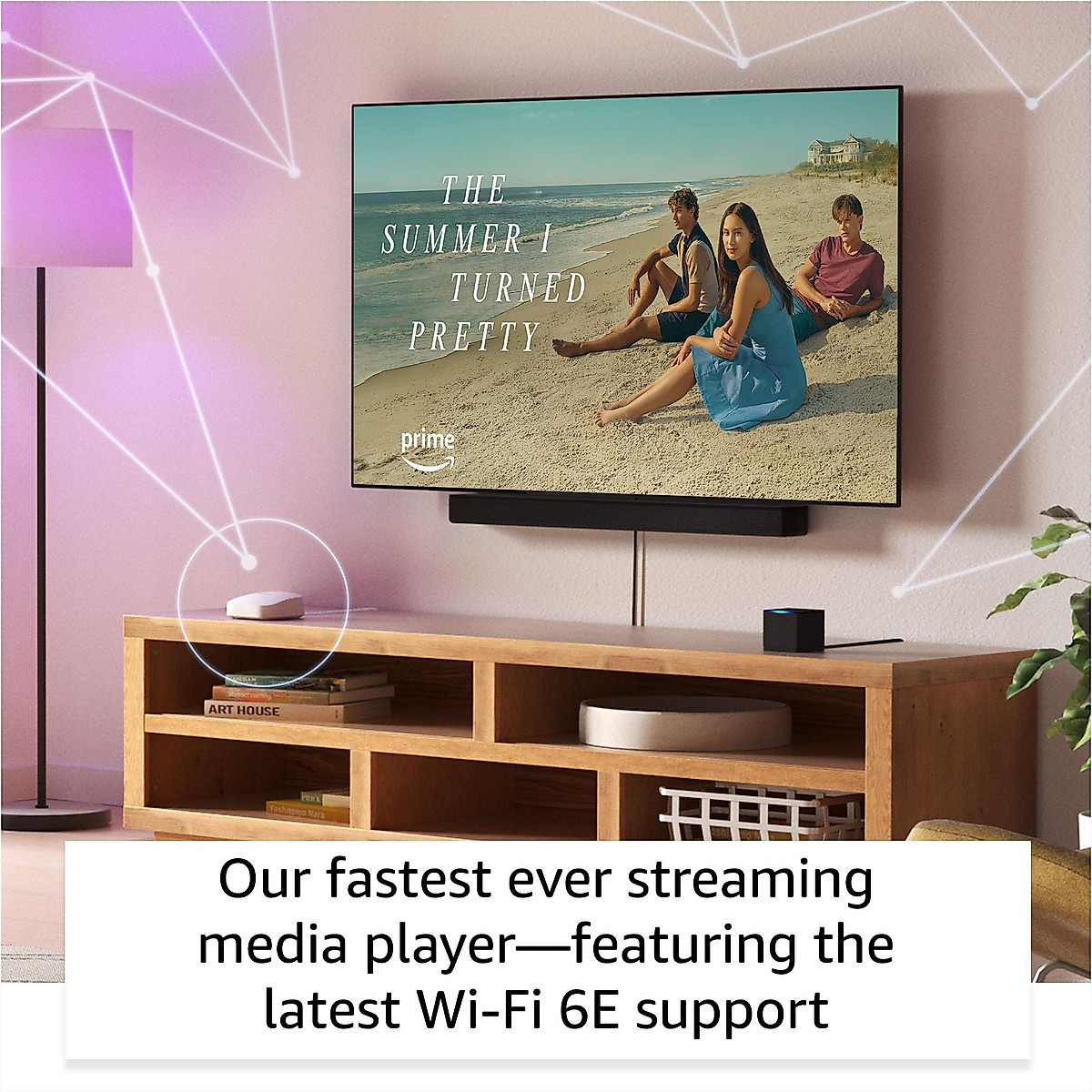 All-new Fire TV Cube, Hands-free streaming device with Alexa, Wi-Fi 6E, 4K Ultra HD