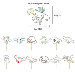Cinnamoroll Party Themed Decorations, Cinnamoroll Dog Birthday Supplies