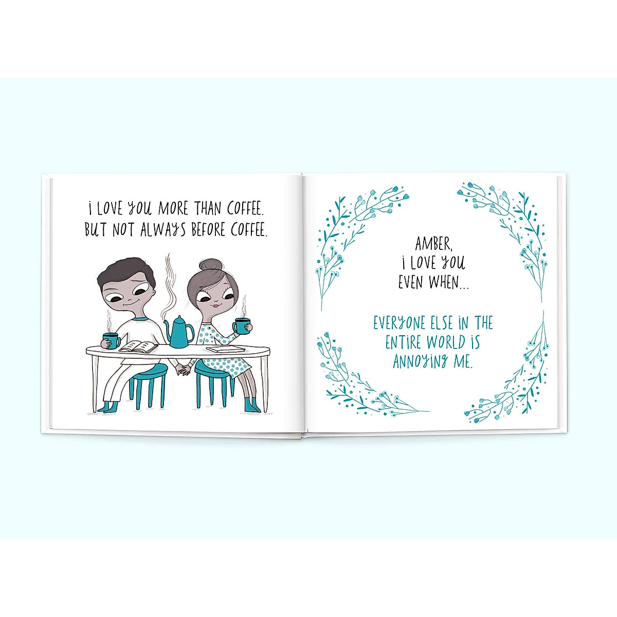 Personalized Book for Boyfriend, Girlfriend, Partner, Anniversary | Book of Us (Hardcover)