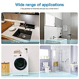 Maxware 4PCS Heavy Duty Stainless Steel Sink Strainer,Sink Basket Set, Fits Most Kitchen Sinks 4.5'', Bathroom Sinks 2.75'',Shower Drains