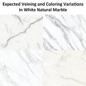 WORHE Paper Towel Holder White Marble Base for Countertop Acrylic Standing Kitchen Paper Towel Rack with 5.5" Diameter White Marble Base, Paper Towel Dispenser for Kitchen Bathroom 1 Pack(YGC002)