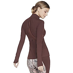 Skechers Women's GO Walk Pickleball Jacket, Chocolate Drizzle, XL