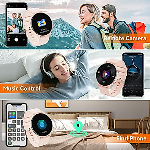 Smart Watch, Bluetooth Call Smartwatch for Men and Women,Monitoring Heart Rate/Sleep/Blood Oxygen/Pedometer,1.39-inch Fitness Tracker with Multiple Sports Modes,Smartwatches fit for IOS and Android