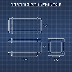 TinkerTurf Sci-Fi Terrain: Cargo Containers 6 Add-On, 3 Containers Included, Neutral Theme, Modeular Design, Easy Storage, Virtually Limitless Setups