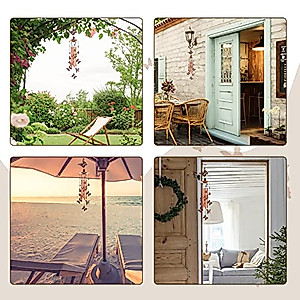 Ukulork Wind Chimes Outdoor Clearance, Butterflies Aluminum Tube Windchime with S Hook,Patio Garden Decor, Housewarming Gift.