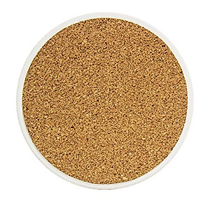 ZHONGJI Coasters for Drinks Absorbent Round Liquid Marble Painting Gold Pink Ceramic Stone Anti Scratch Cork Housewarming Gifts Wedding Living Room Office Decoration Bar 3.9Inch Set of 1