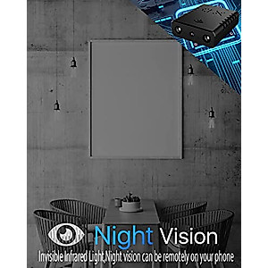 Mini Spy Camera WiFi, Smallest Hidden Cameras HD1080P for Home Security Surveillance with Video Small Portable Nanny Cam with Phone App, Motion Detection, Night Vision for Indoor