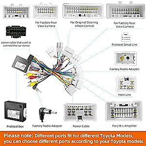 Android 12 Car Radio for Camry 2006-2011, 9 Inch Head Unit Car Stereo with IPS HD Touch Screen, Wireless CarPlay, Android Auto, GPS, WiFi, Backup Camera, SWC, Bluetooth 5.2, 2+32GB Toyota Camry Radio