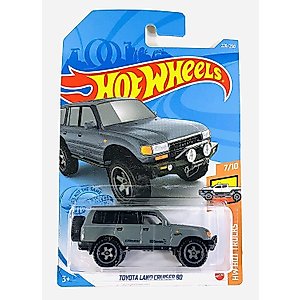Hot Wheels 2021 - Toyota Land Cruiser 80 - Gray - HW Hot Trucks 7/10 - 226/250