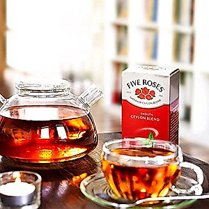 Five Roses Ceylon - 102 Tagless Teabags, (Pack of 1)