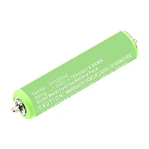 Synergy Digital Shaver Battery, Compatible with Braun 340S-3 Shaver, (Ni-MH, 1.2V, 700mAh) Ultra High Capacity, Replacement for Braun 67030922 Battery