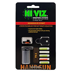HIVIZ FNS and FNX-9 Fiber Optic Family Pistol Sight