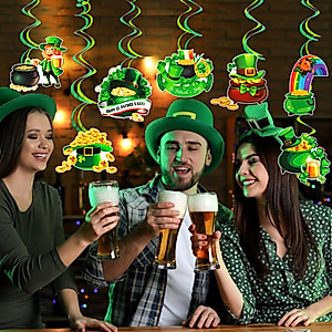 St patricks Day Decor St Patricks Day Party Decorations Hanging Swirl St. Patrick's Day Decorations St Patricks Day Decorations for The Home Saint Patricks Day Decorations