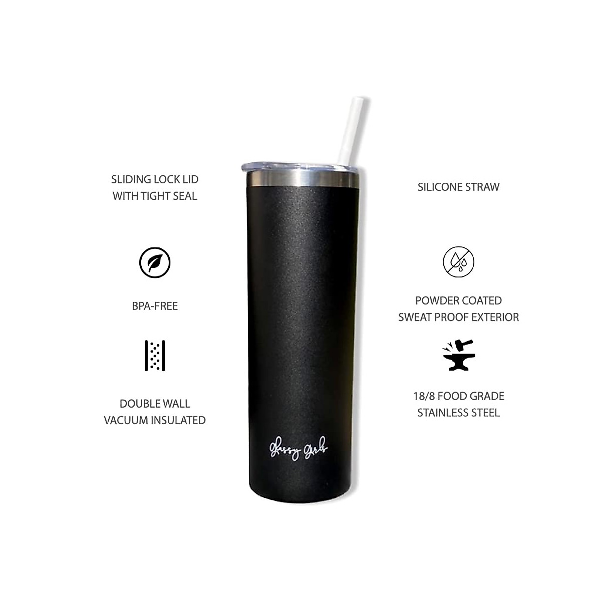 Glassy Girls I Can't. My Kid Has Practice. A Game. Something. Tumbler, Soccer Mom Gift, Gift for Mom, Band Mom Gift, Gift for Sports Mom, Sports Dad Gift, Funny Sports Travel Mug, 20oz Tumbler (Black)