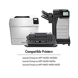 81X Toner Cartridge Replacement for HP 81X CF281X 81A CF281A Toner Cartridge for HP Laserjet Enterprise MFP M630h M630dn M630f M630z M605 M606 M630 Printer (Black, 1-Pack)