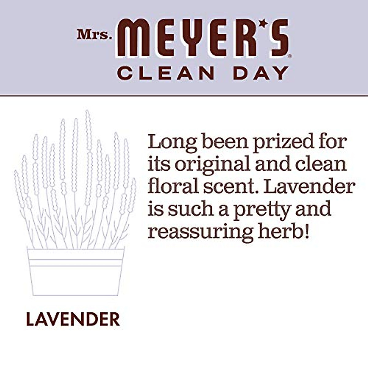 MRS. MEYER'S CLEAN DAY Exfoliating Body Scrub, Sugar Scrub that Leaves Skin Feeling Hydrated & Fresh, Made with Essential Oils, Lavender, 8 oz