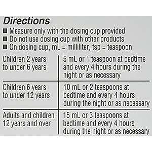 Cold Medicine for Kids Ages 2+ by Hyland's, Nighttime Cold 'n Mucus Relief Liquid, Natural Relief of Mucus & Congestion, Runny Nose, Cough, 4 Ounces