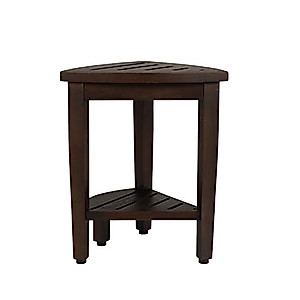 Decoteak Snazzy Corner Wood Shower Shelf (Non Assembled)