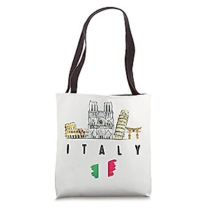 Cool Rome Italy Colosseum Souvenir Graphic Tees, Rome Italy Tote Bag