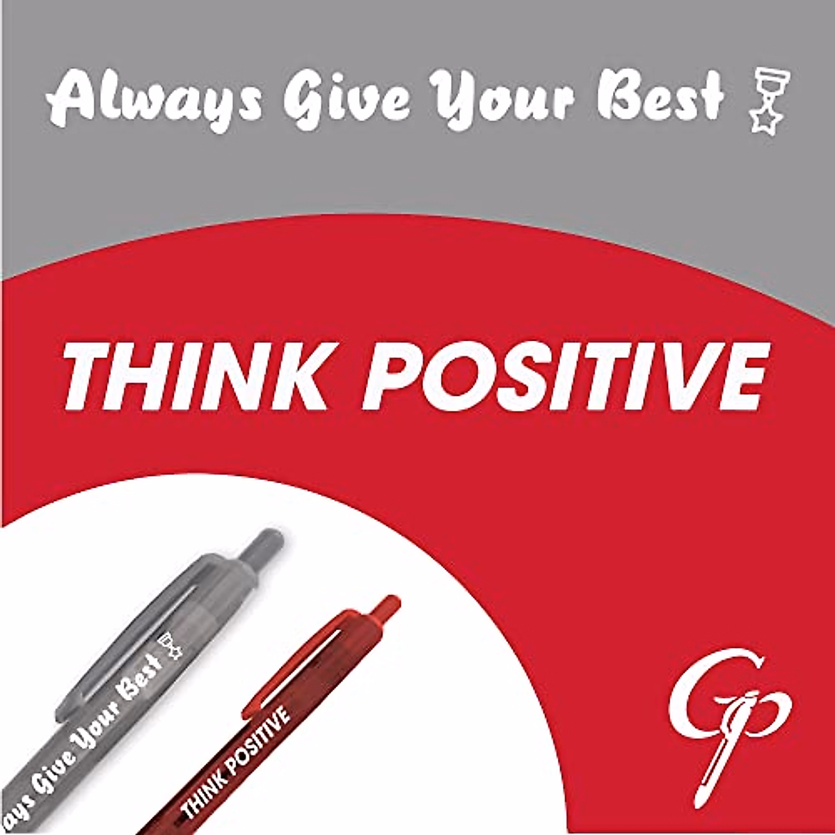 Greeting Pen Employee Appreciation Translucent 12 Pen Set with Team Building Quotes, 6 Designs 46010