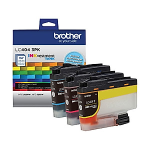 Brother LC4043PKS 3 Pack of Standard Yield Cyan, Magenta and Yellow -Ink -Cartridges