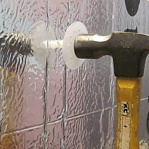 Trufast Heavy-Duty Plastic Insulation Masonry Fasteners - Durable Anchors for Securely Mounting on Brick, Concrete, and Stone Walls - Ideal for Home and Commercial Use (250, 3-1/2")