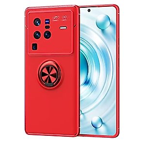 YukeTop Cover for Oppo Reno2 Z Case, Soft TPU, Drop-Resistant, Rear Ring Holder, Cover Protection for Oppo Reno2 Z.(Red)