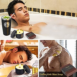 Birthday Gifts for Men Brother Husband, Fathers Day Dad Gifts for Him Boyfriend Outdoorsman Gifts for Men Camping Gifts Unique Mens Gift Set Tumbler Gift Baskets for Men Papa Uncle Gift Box for men