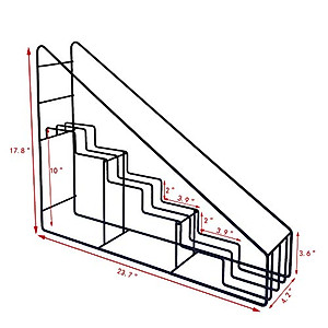FixtureDisplays® Coffee Syrup Bottle Rack Wire Rack Bottle Glorifier Display Stand Rack Bar Liquor Display 10031-NPF