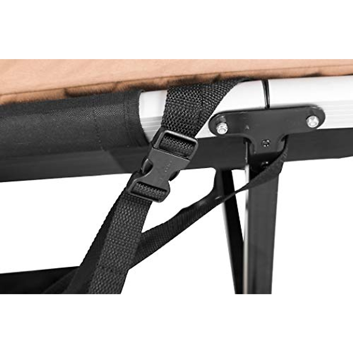 TETON Sports Under Cot Storage; Perfect Companion to the TETON Sports Camping Cots; A Must Have for Camping Cot Users; Storage Organizer for Under Your Cot , Black, 25.5 x 23.5 x 5"