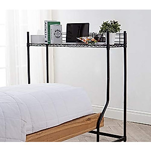 DormCo Suprima Mini Over The Bed Shelf Supreme - Black