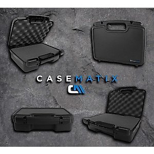 CASEMATIX Customizable Recorder Hard Case Compatible with Tascam DP-008EX, MiNiSTUDIO Creator US-42B USB Audio Interface, US-42, DP-006 Digital Pocket Studio Multi Track Recorders - Case Only