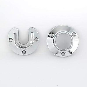 Everbilt 1-5/16 in. Heavy-Duty Chrome Closet Pole Sockets (2-Pack)