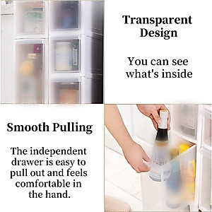 Narrow Storage Drawers, Slim Storage Cart with Drawers, Narrow Bathroom Storage Cabinet, Slim Rolling Storage Cart for Bedroom, Living Room and Bathroom(5.5x17.7x33.2in)