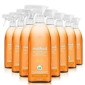 Method All-Purpose Cleaner Spray, Ginger Yuzu, Plant-Based and Biodegradable Formula Perfect for Most Counters, Tiles, Stone, and More, 28 oz Spray Bottle, (Pack of 1)