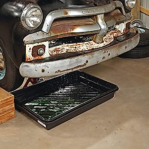 PIG Home Solutions Oil Drain Drip Pan for Garage - 40.25" x 28.25" x 5" Oil Drip Pan - PM50096