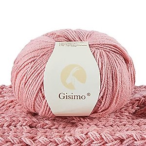 Gisimo 100% Inner Mongolian Cashmere Yarn Luxurious Hand Knitting Yarn Home Necessity for DIY Crafts